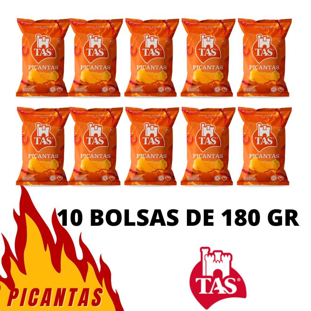 Patatas Picantes de Bolsa Tas 50 gr o 180 gr