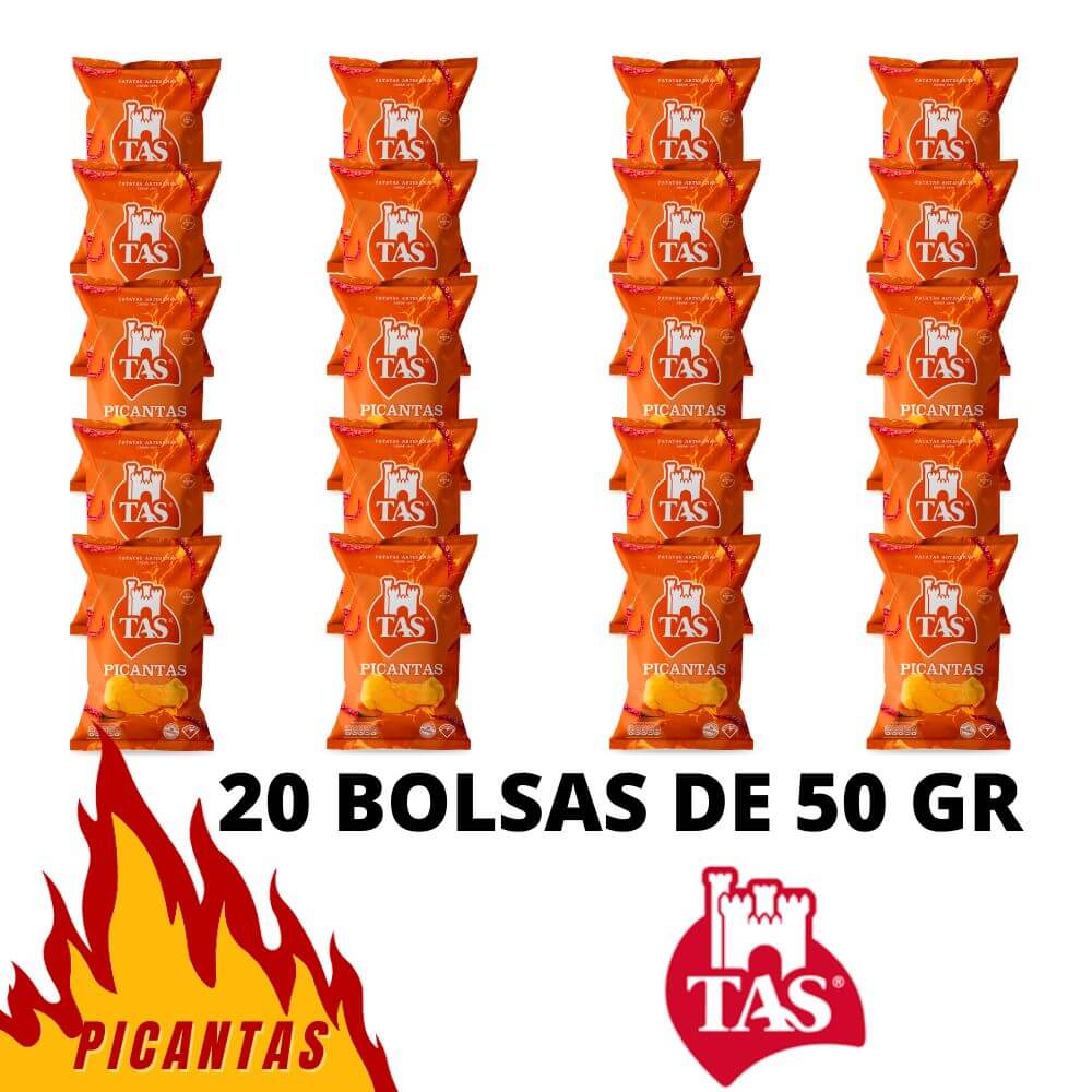 Patatas Picantes de Bolsa Tas 50 gr o 180 gr